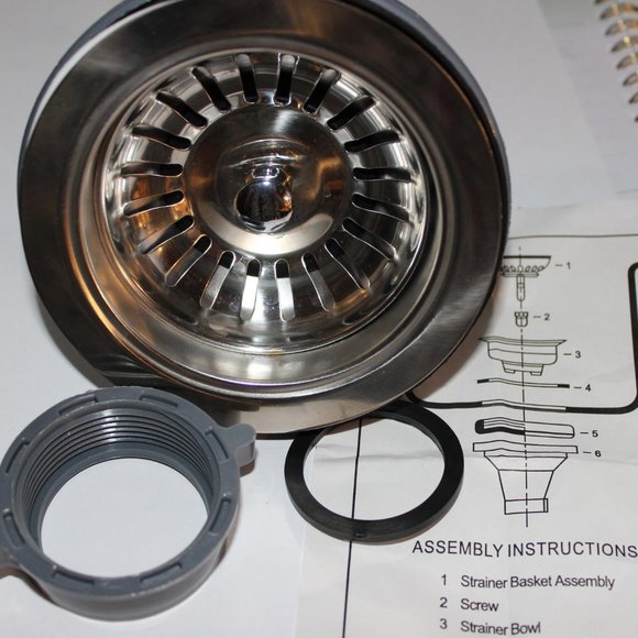 Kitchen | Lot Of 8 Kitchen Sink Drain Assemblies 312 Aluminum Pvc ...